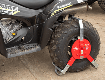 New Defender Wheelclamp - Security for your wheel - SAS Security Products