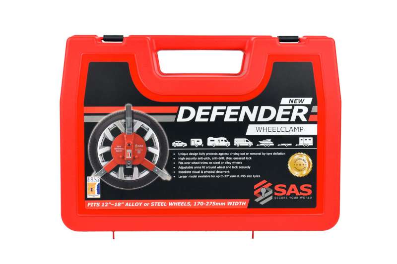 New Defender Wheelclamp - Security for your wheel - SAS Security Products
