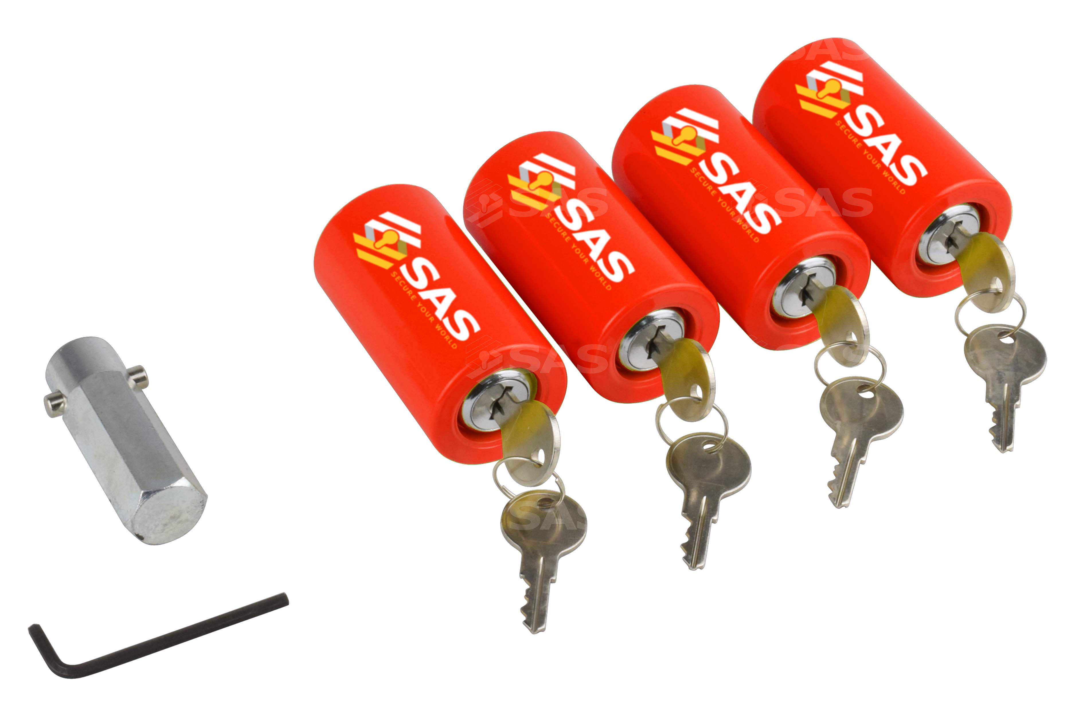 4 Pack Corner Steady Leg Locks for Caravan Security