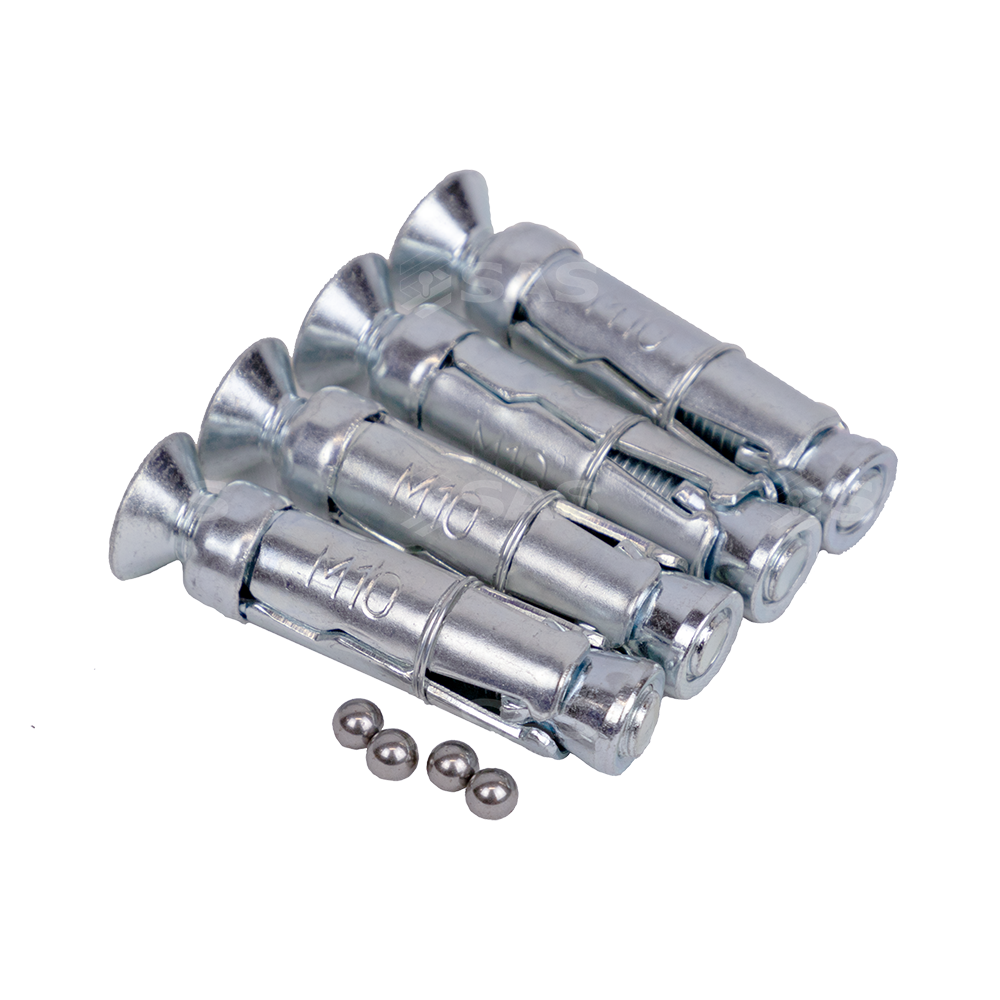 Bolt Down Fixed Security Post for Driveway Safety - SAS Security Products