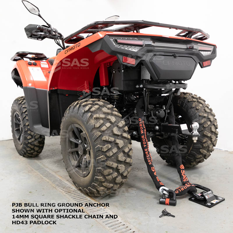 PJB Taurus Bull Ring Anchor, Bolt-Down - SAS Security Products