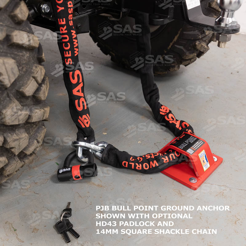 PJB Bull Point Ground Anchor - Bolt-down for Security