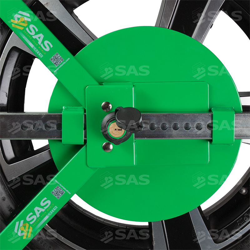 SAS GREEN V3 Wheelclamp - SAS Security Products