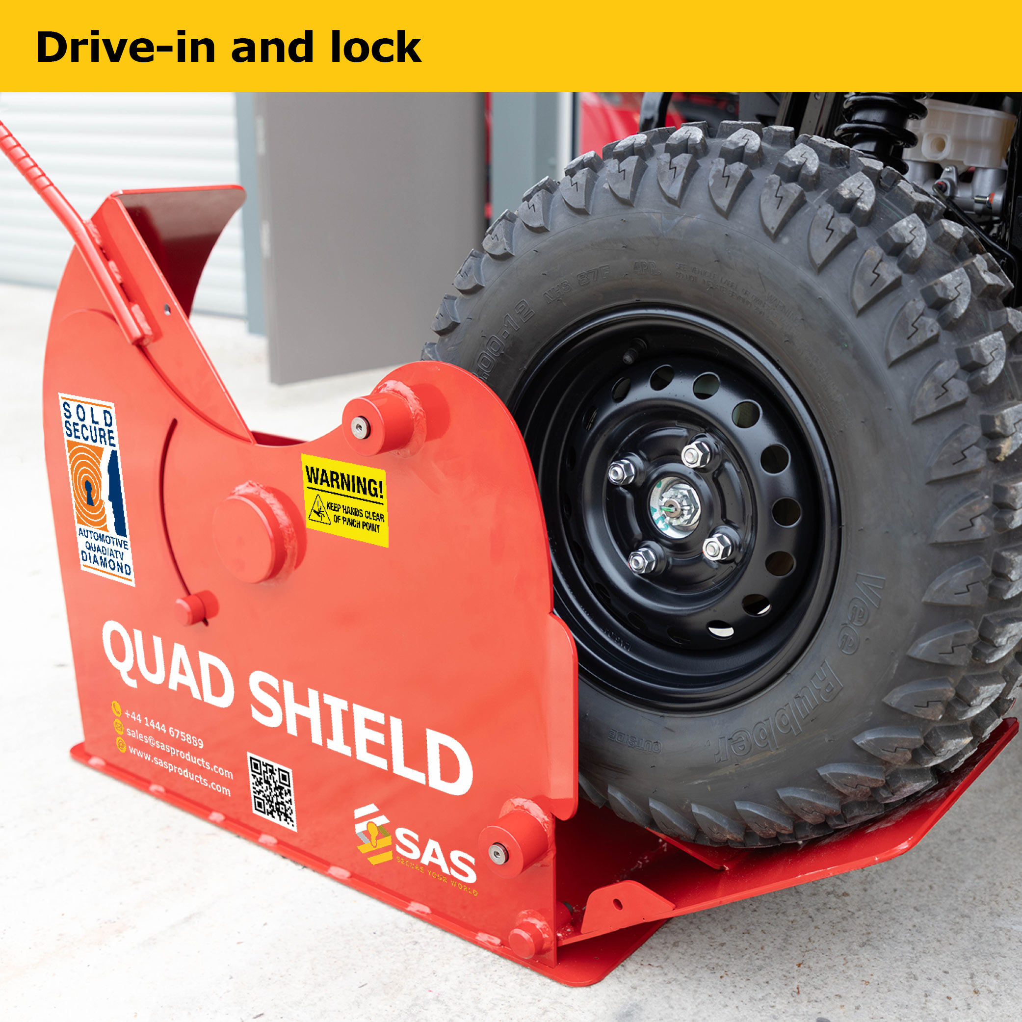 SAS Quad Shield wheelclamp: Secure your quad with ease - SAS Security ...
