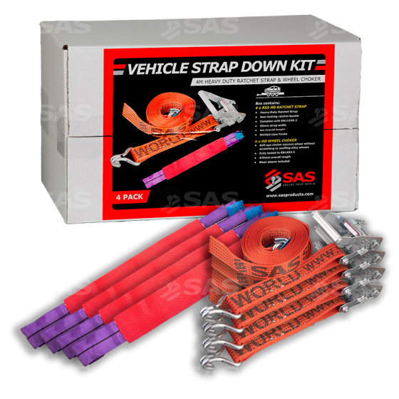 Vehicle Strap Down Kit for Safe Transporting - SAS Security Products