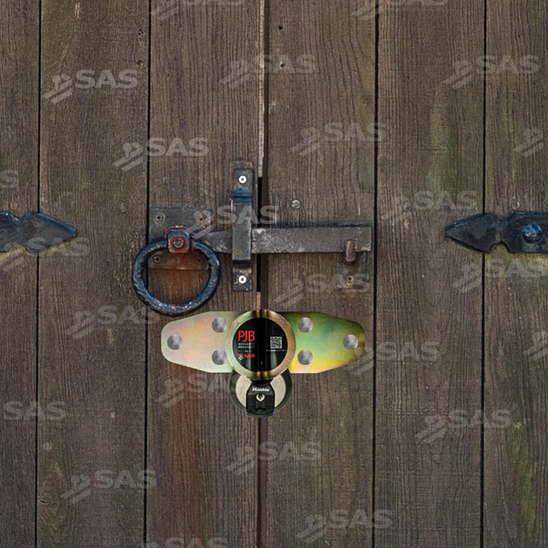 Security Hasp with Master Disc Padlock – Durable Design - SAS Security Products