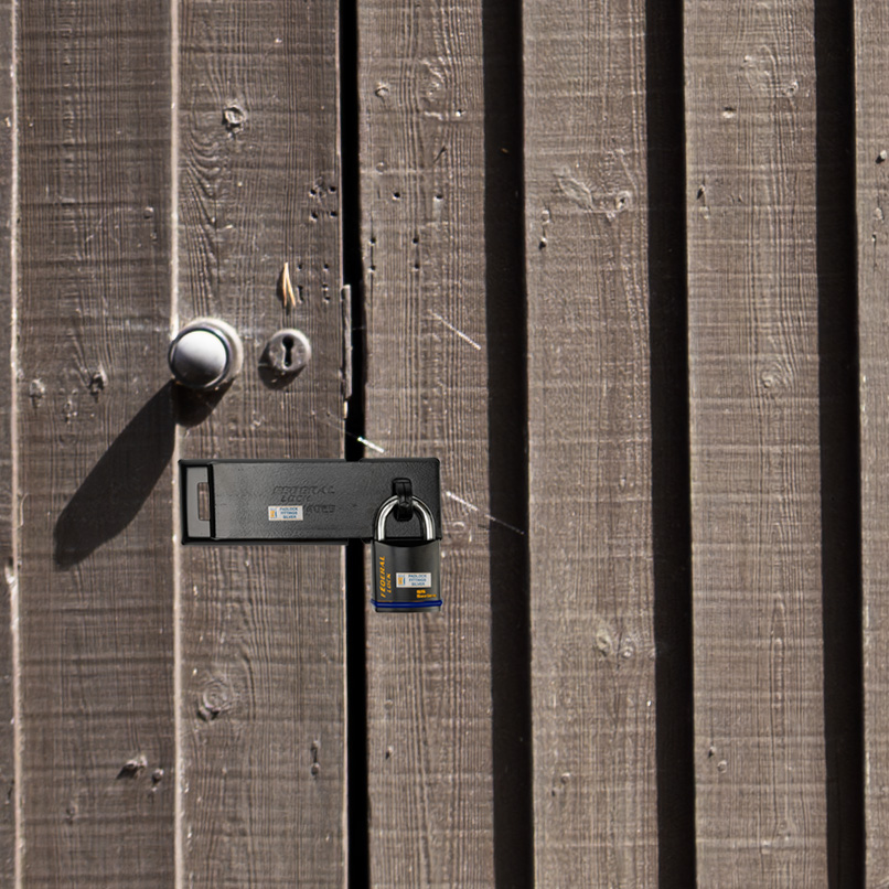 Federal Heavy Duty Steel Hasp and Padlock for Security - SAS Security ...